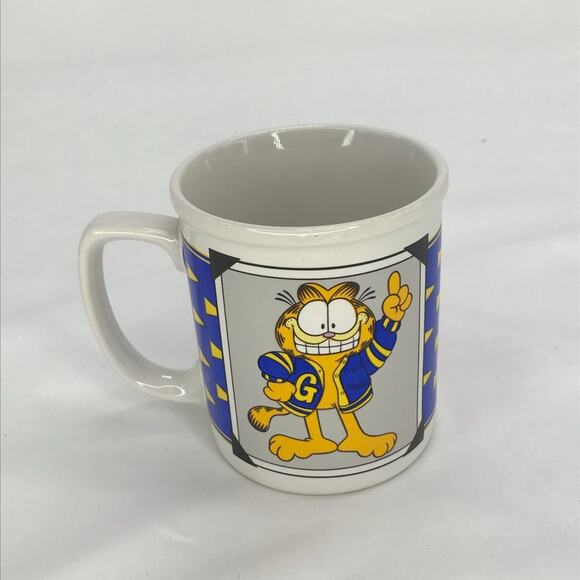Vintage | Dining | Vintage Garfield The Cat Varsity Coffee Tea Mug ...